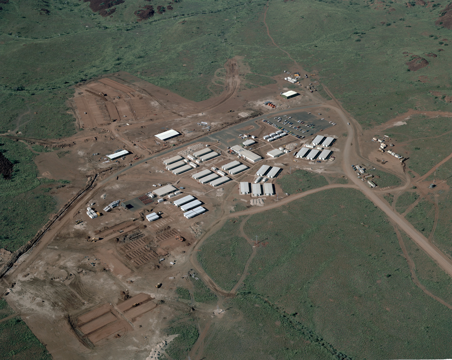 Aerial photographs of Hearson Construction Village Burrup Peninsula 27 ...