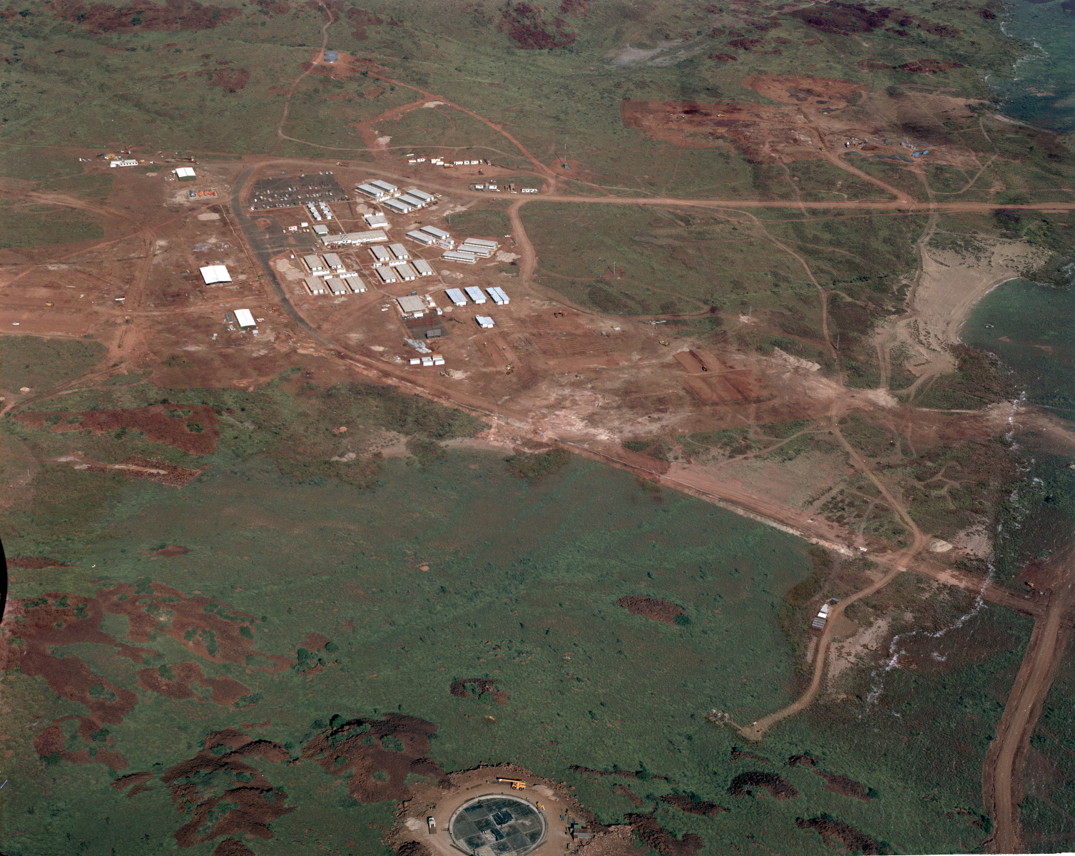Aerial photographs of Hearson Construction Village Burrup Peninsula 27 ...