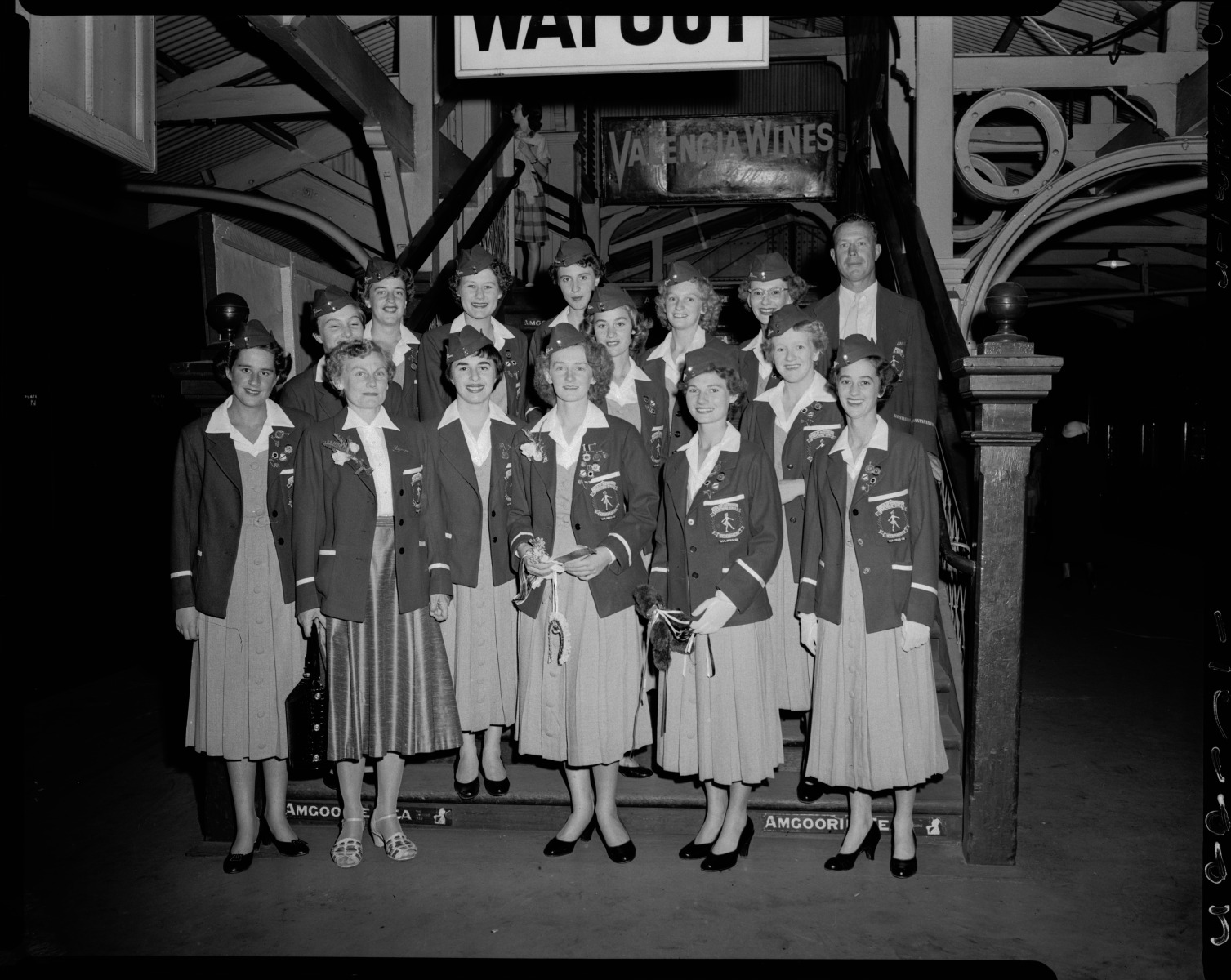 The Wesfarmers Marching Girls Team at the Perth Railway Station - JPG ...