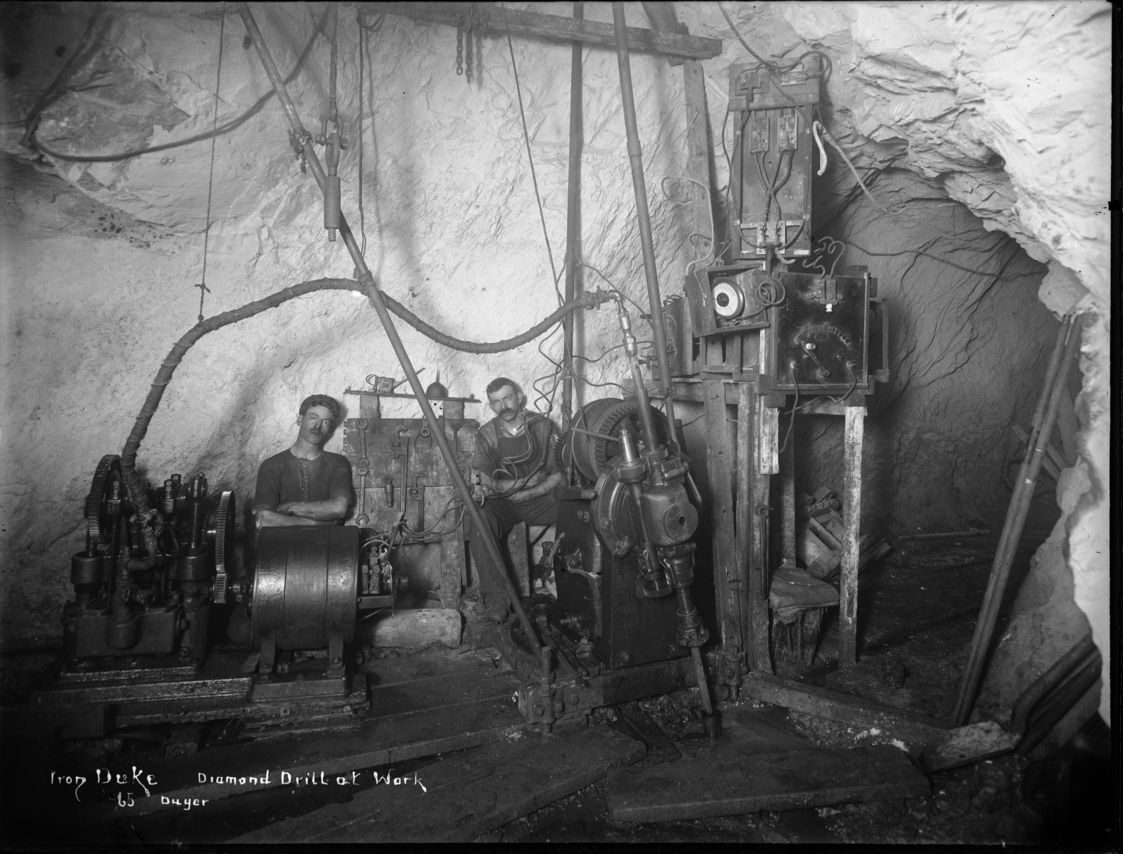 Iron Duke - diamond drill at work - JPG 465.9 KB