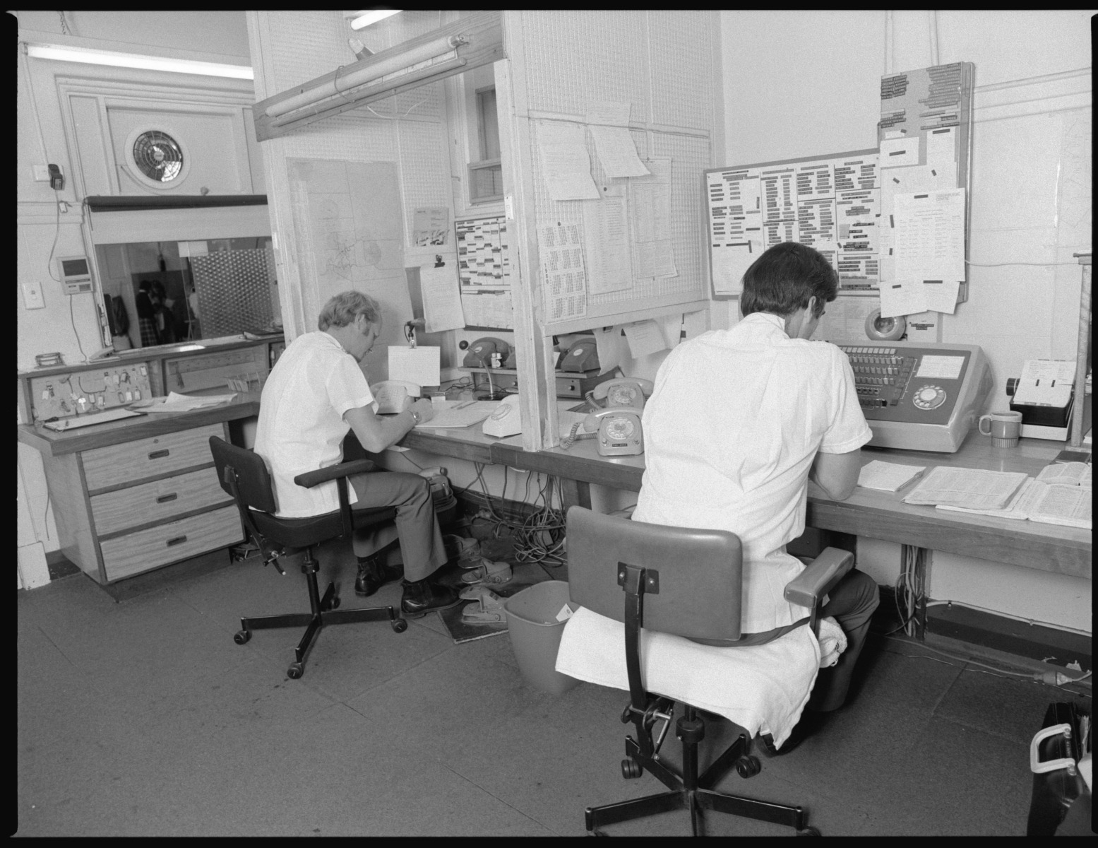 St John Ambulance Service control room Wellington Street Perth April ...