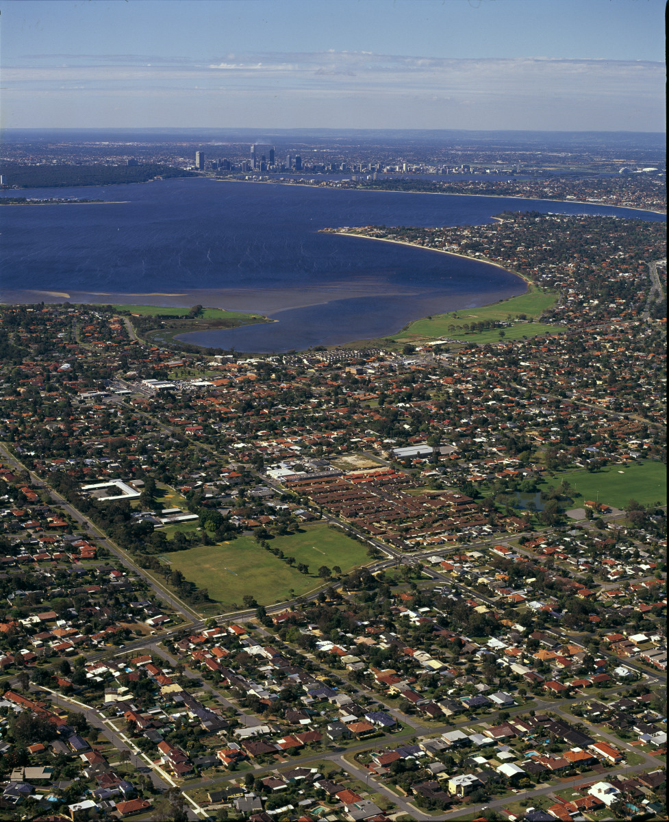 Aerial photograph of Alfred Cove - JPG 616.2 KB