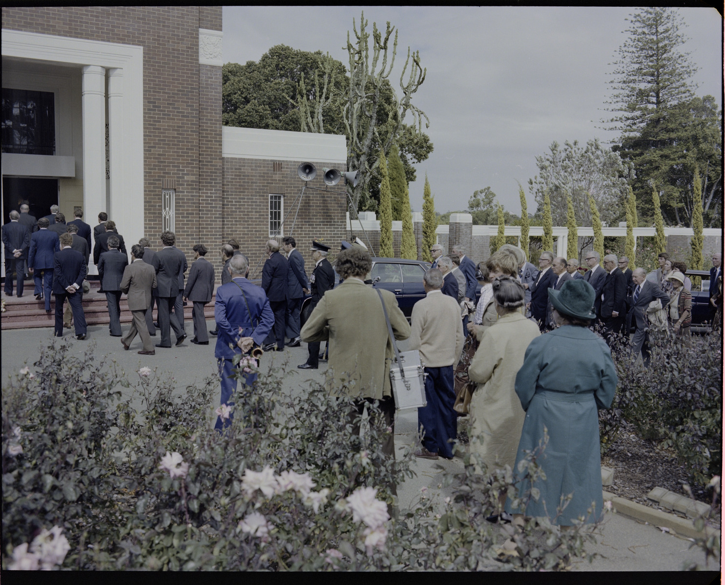 The State funeral for Sir David Brand reaches Karrakatta Cemetery 18 ...