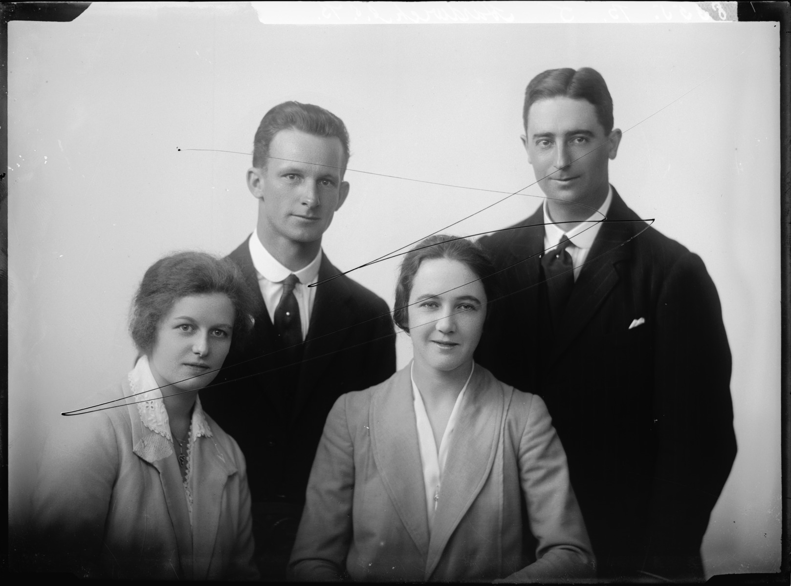 Studio portrait of the Hardwick family. - JPG 241.2 KB
