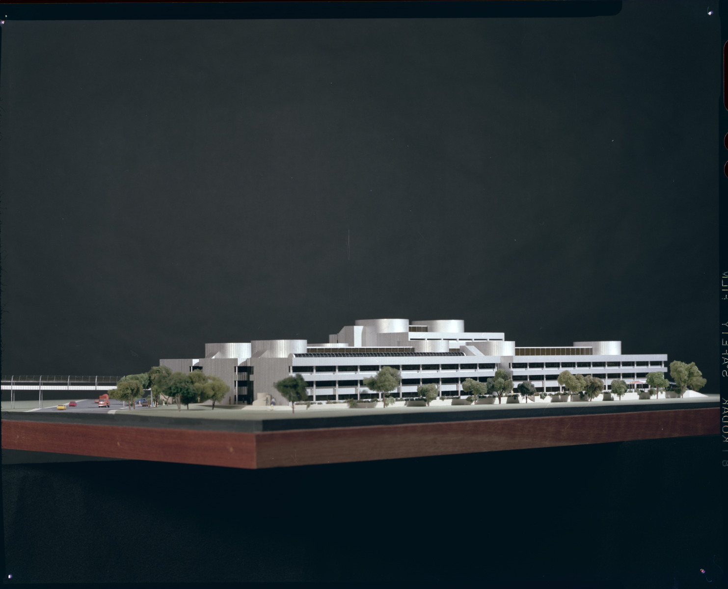 Architectural model of the proposed Education Department headquarters ...
