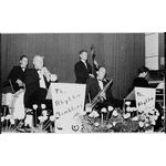 Rhythm Ramblers at Holden Camp, Joe Christmass (drums), Jan Peters (sax ...