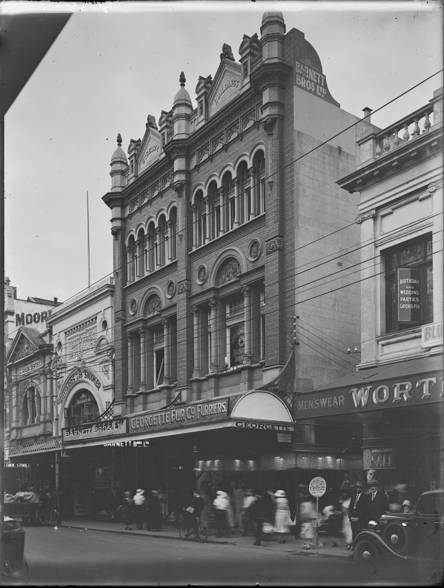 Georgette Fur Co. Furriers and nearby buildings at 672 Hay Street - JPG ...