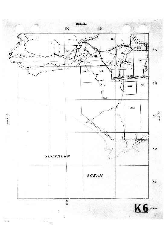 Forests Department 20 chain topographical sheet K series maps - JPG 65.6 KB