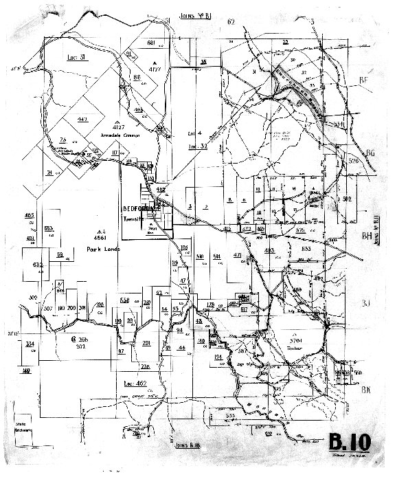 Forests Department 20 chain topographical sheet B series maps 1-22 ...