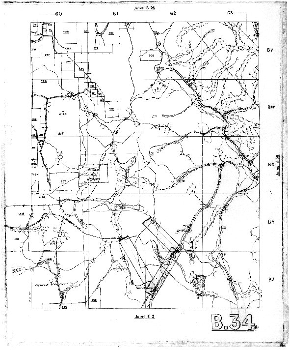 Forests Department 20 chain topographical sheet B series maps 23-45 ...