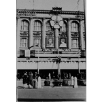Boans department store, Wellington Street, Perth, decorated for royal visit