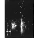 Fireworks over a river - State Library of Western Australia
