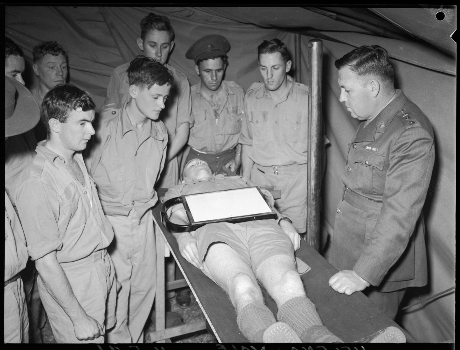 The 8th Casualty Clearing Station conducts exercises at the Helena Vale ...