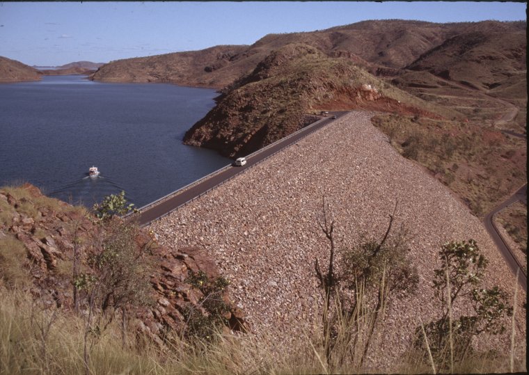 Lake Argyle and Ord River Dam - JPG 146.5 KB