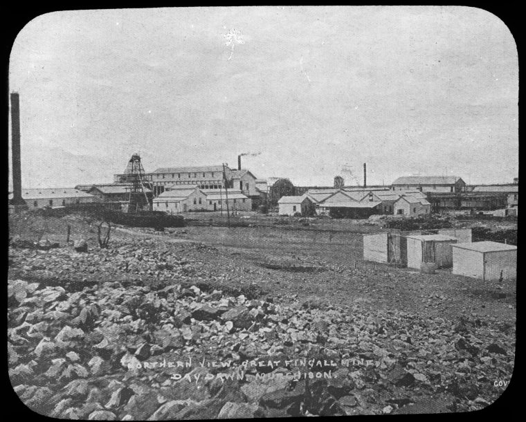 Northern view Great Fingall Mine, Day Dawn, Murchison - JPG 134.5 KB