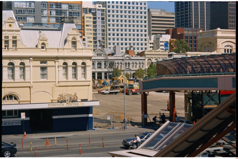 Clearing the site for the Raine Square Redevelopment - JPG 105.6 KB