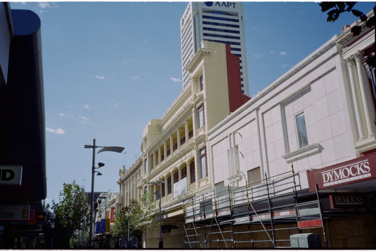 Refurbishment of the old Sandovers and Coles store facades to become ...