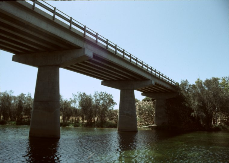 Galena Bridge, old and new on the North West Coastal Highway, October ...