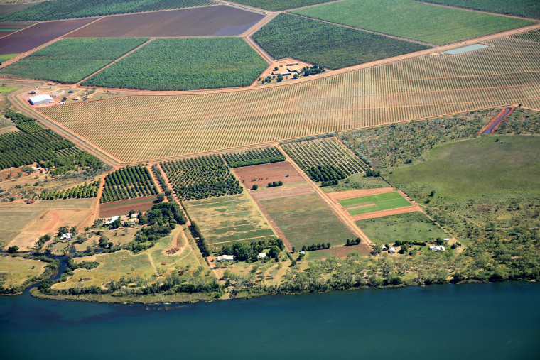 Aerial photographs of Ord River South, part two - JPG 264.4 KB