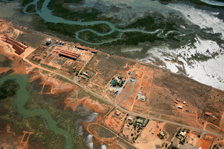 Aerial photographs of Nelson Point, Port Hedland - JPG 268.2 KB