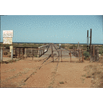 Babbage Island, buildings, jetty and the tramway bridge, October 1993