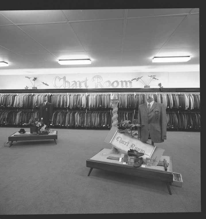 The Chart Room in Walsh's menswear shop, Perth - JPG 68.9 KB