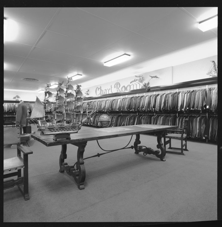 The Chart Room in Walsh's menswear shop, Perth - JPG 80.6 KB