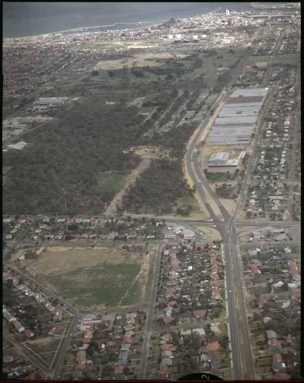 Aerial photographs west on Leach Highway (left) and Marmion Street ...