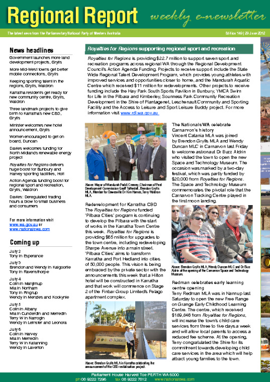 Regional report e-newsletter - PDF 970.1 KB