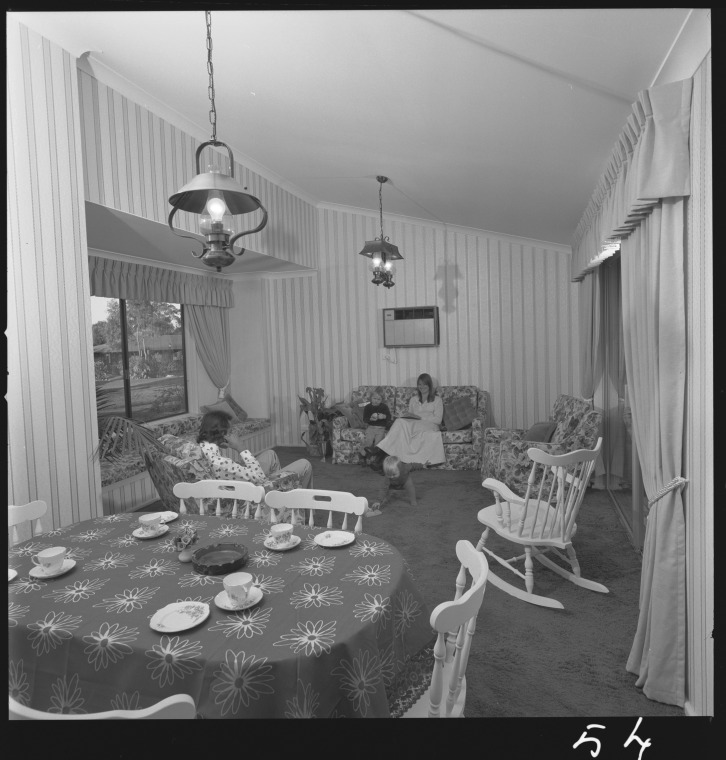 Real estate development at Parkwood and RDC display homes, 8 May 1975 ...