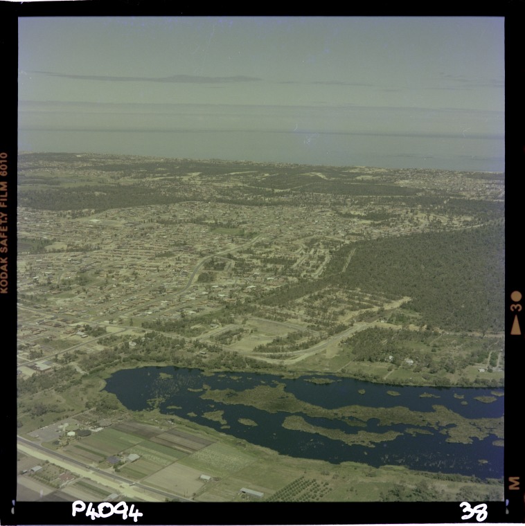 Aerial photographs of the development of Lake Village Estate (now ...