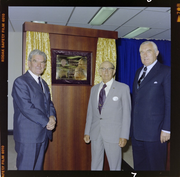 The PBS Building, Perth is officially opened by John Charles Rowsell in ...