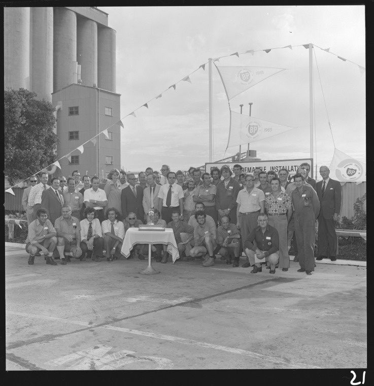 BP Managing Director's Safety Awards 1975 at the BP North Fremantle ...