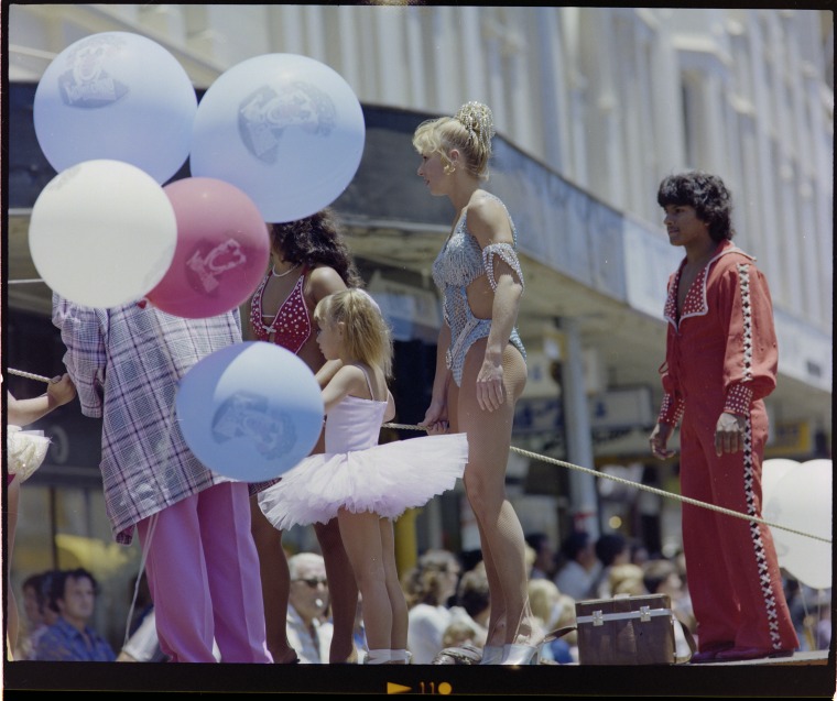 The Monte Carlo International Circus Spectacular parade down Barrack ...