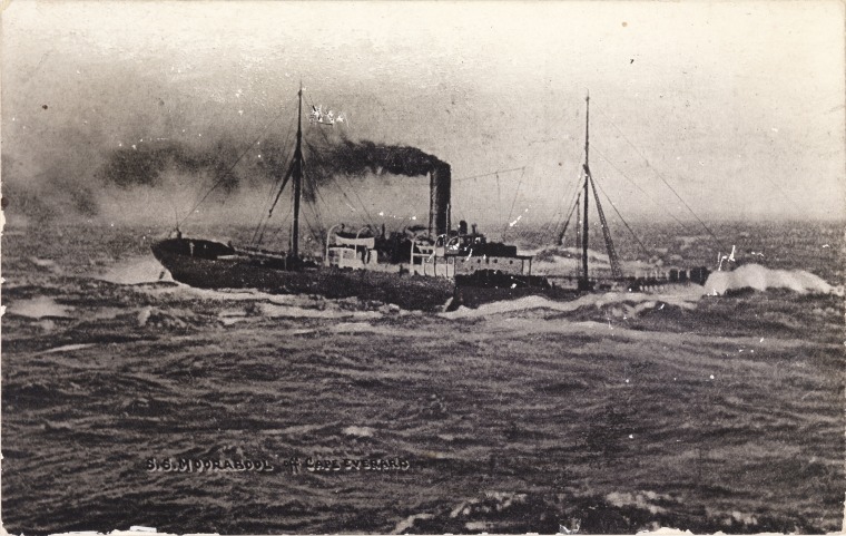 SS Moorabool off Cape Everard - JPG 132.0 KB