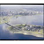 Aerial photographs of Perth CBD, 30 July 1982