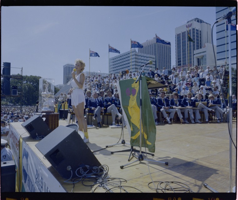 Australia II Day celebrations on The Esplanade, Perth, 30 October 1983 ...