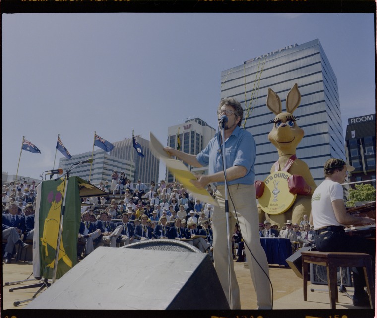 Australia II Day celebrations on The Esplanade, Perth, 30 October 1983 ...