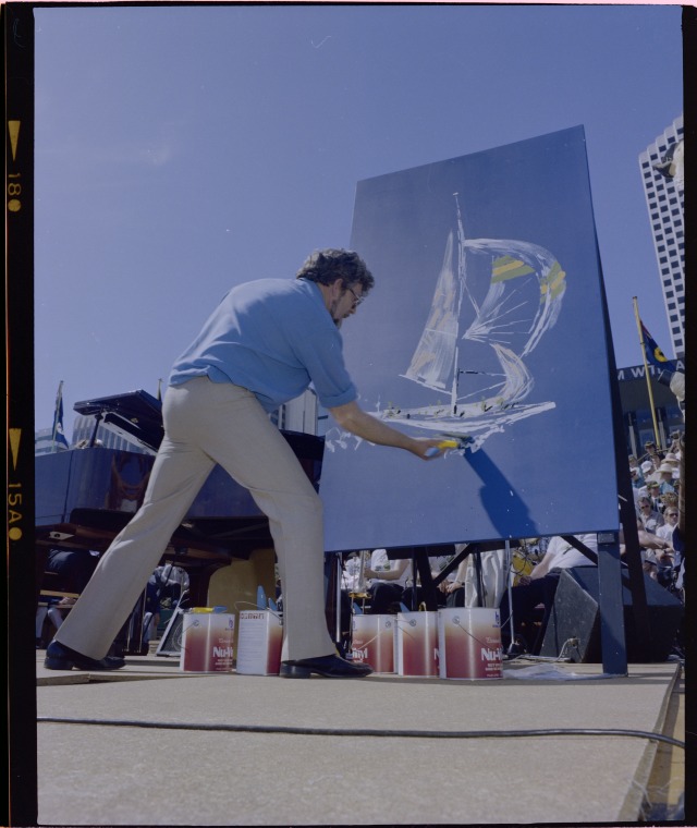 Australia II Day celebrations on The Esplanade, Perth, 30 October 1983 ...
