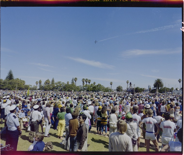 Australia II Day celebrations on The Esplanade, Perth, 30 October 1983 ...