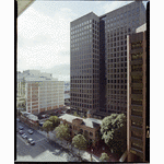 View over construction of London House, 214 St George's Terrace and The ...