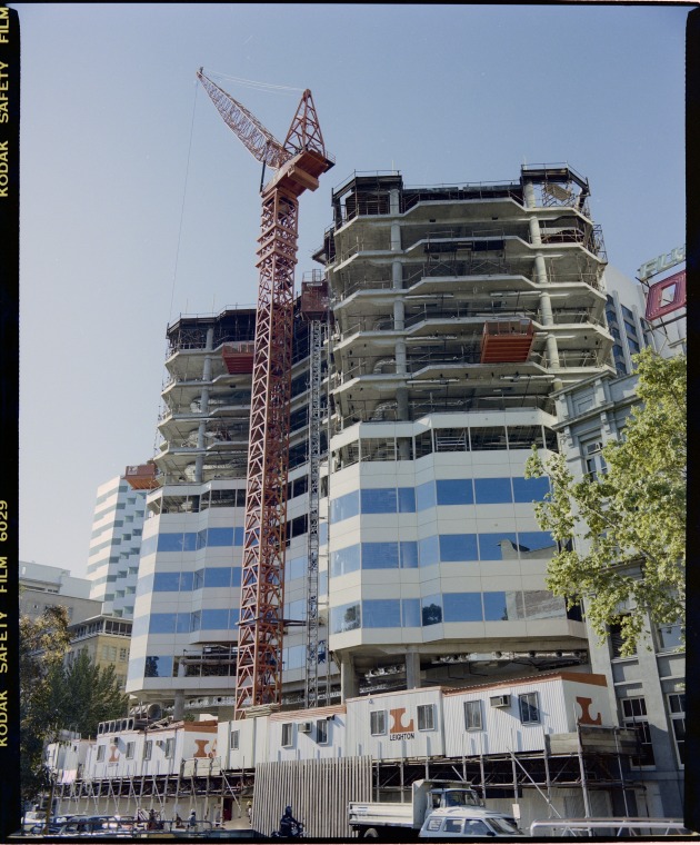 Wesfarmers House, 40 The Esplanade, Perth under construction, 15 ...
