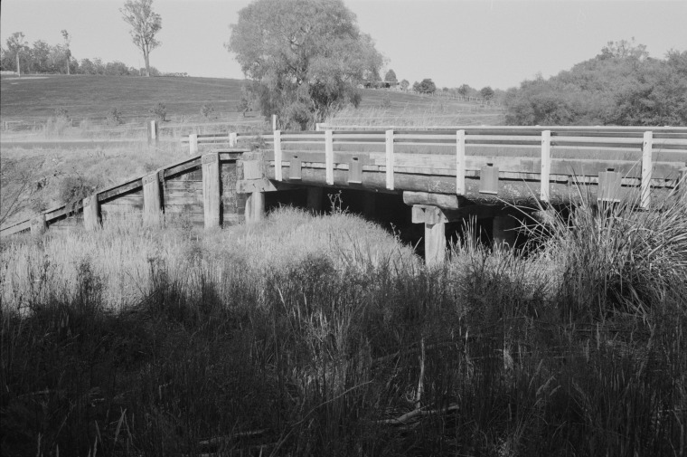 Smiths Brook Bridge on Middlesex Road south of Manjimup, January 1995 ...