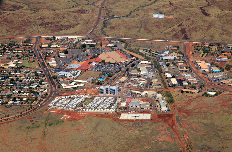 Aerial photographs of Karratha CBD, 23 April 2012 - JPG 304.4 KB