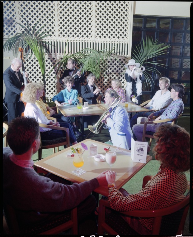 Jazz Studio play the Patio Bar at the Ansett International Hotel, Perth ...