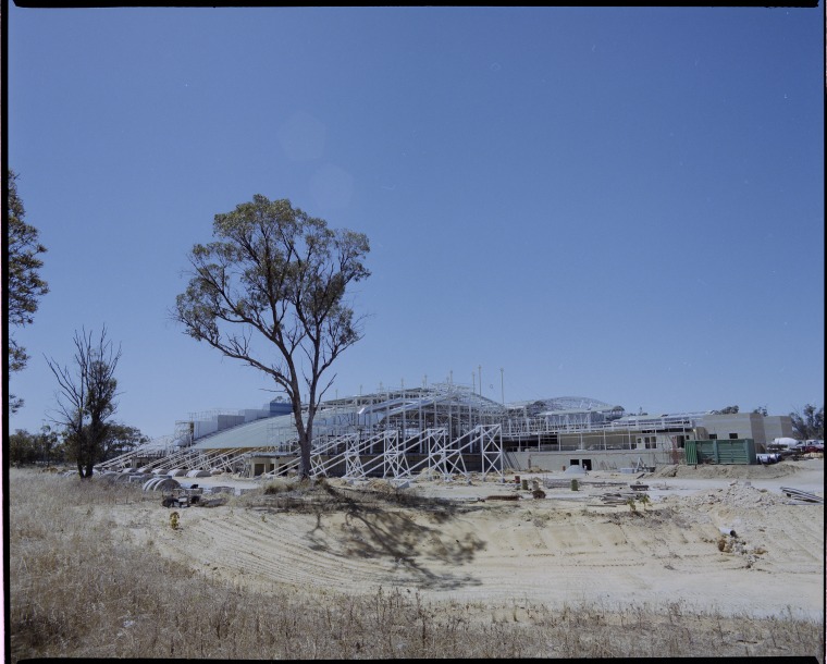 Perth's Superdrome under construction, Mt Claremont, 19 November 1986 ...