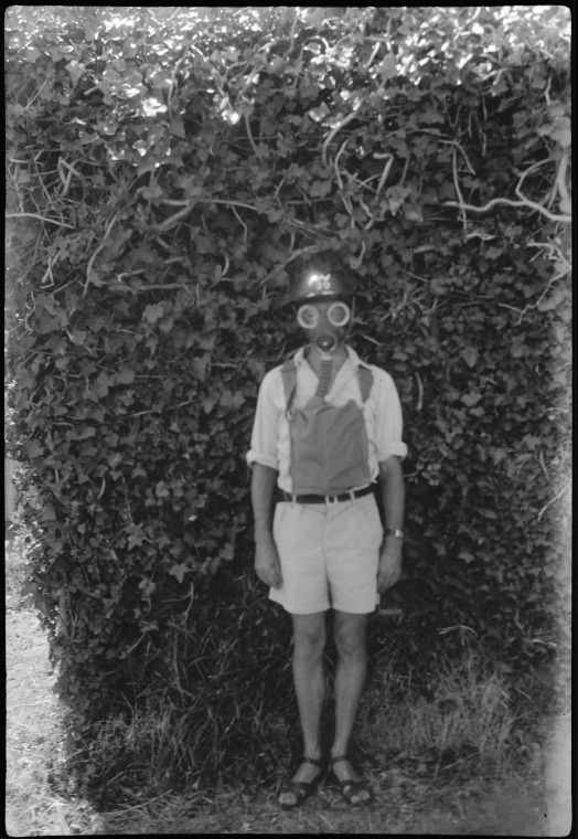 J.K. Ewers as an Air Raid Warden, 1942 - JPG 120.3 KB