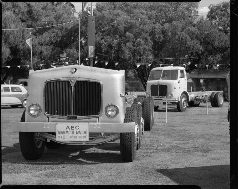 AEC Mammoth Major Mark III truck and and AEC Monarch truck, 5 February ...