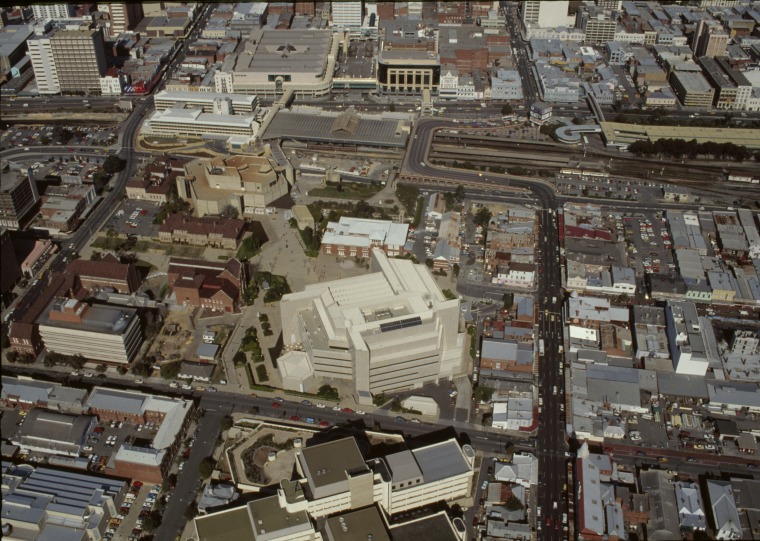 Aerial photographs of the Perth Cultural Centre and Central TAFE. - JPG ...