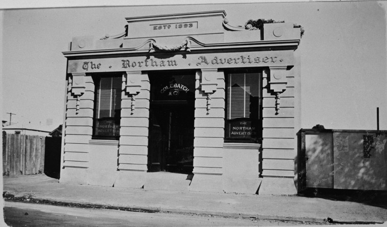 Offices of the Northam Advertiser, Northam. - JPG 88.5 KB